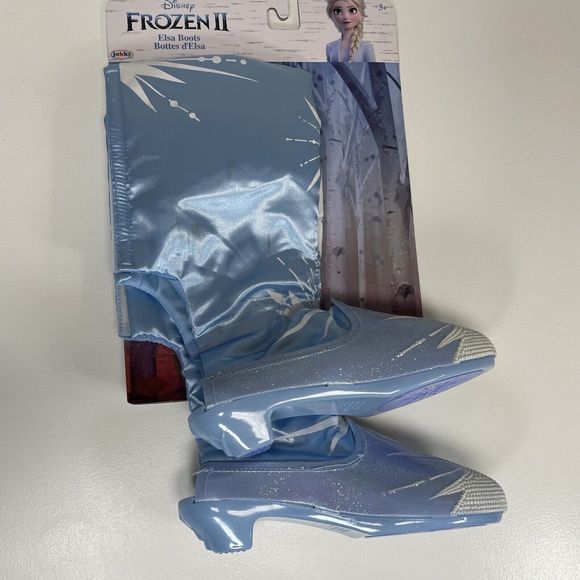 Disney | Costumes | Disney Frozen 2 Elsa Dressup Boots Glittery ...